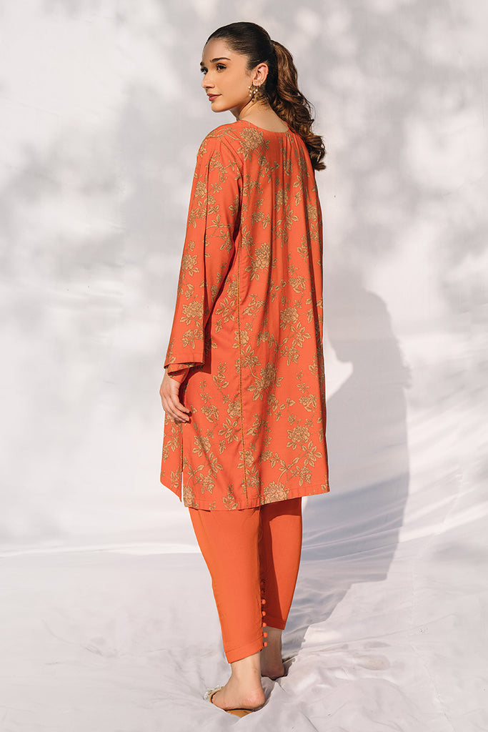 VIVID RUST-2PC LINEN SUIT