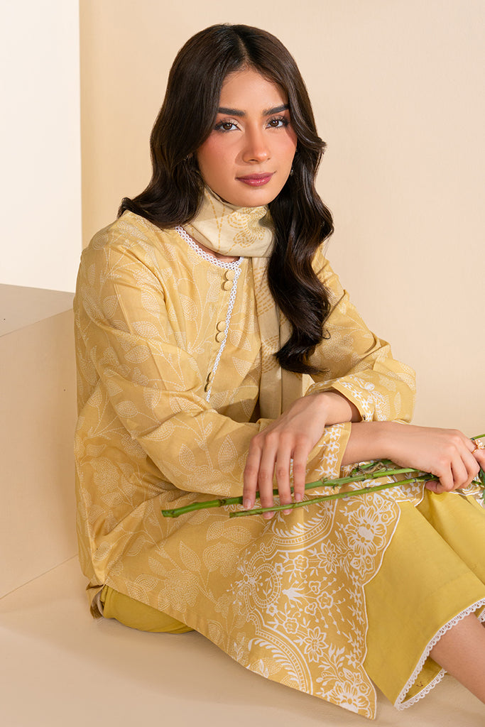 VANILLA ICE-3 PC PRINTED LAWN SUIT