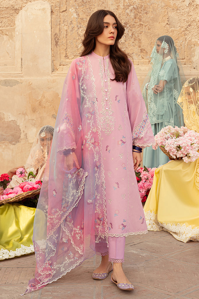 REGAL ORCHARD STITCH 3PC: LAWN EMBROIDERED SUIT