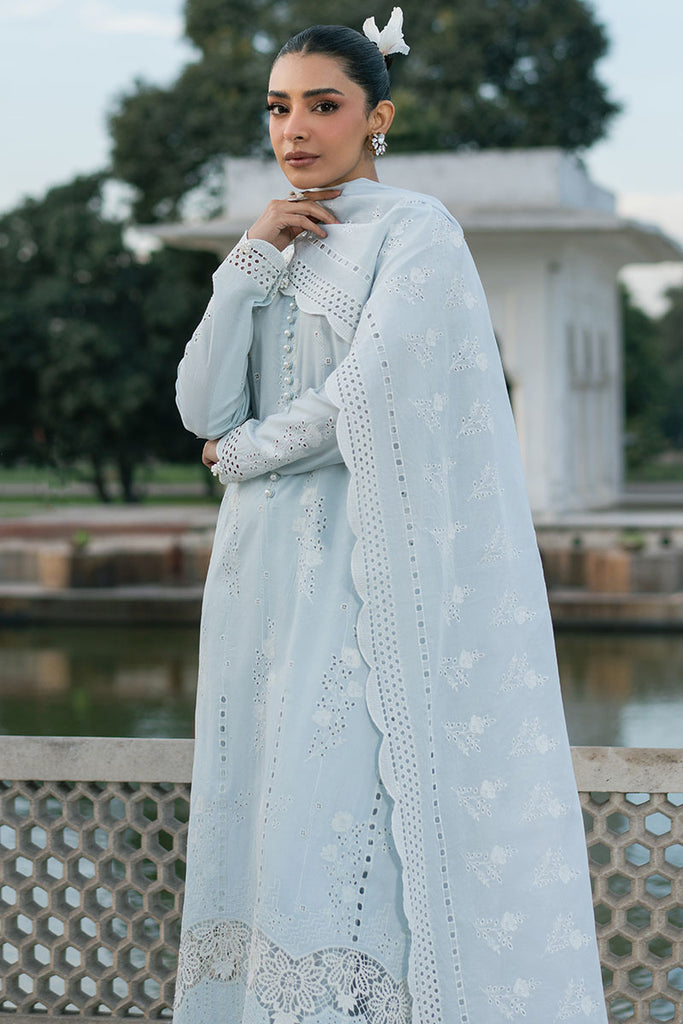 AQUA HAZE-3PC (SHIRT, TROUSER & DUPATTA)