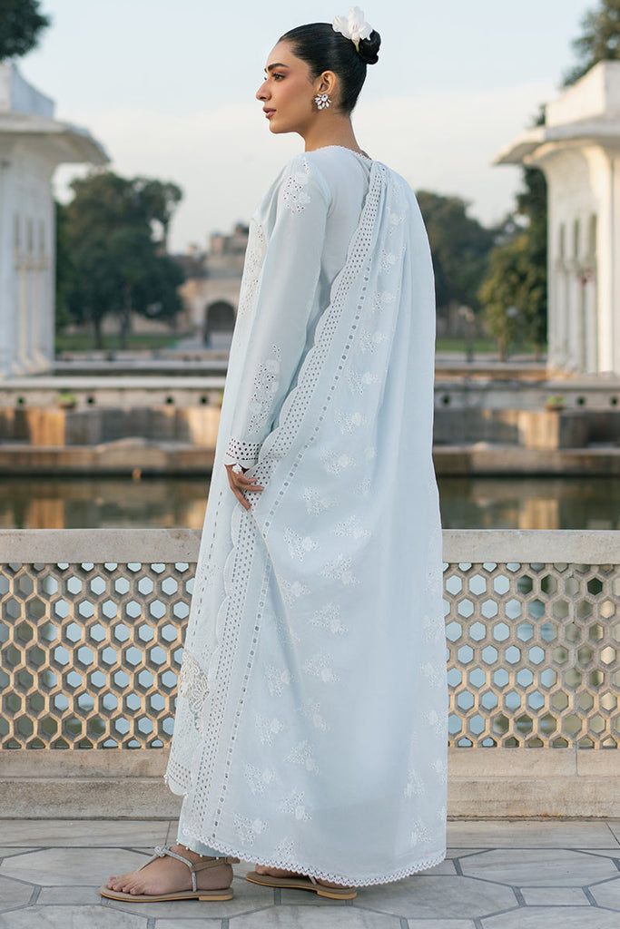 AQUA HAZE-3PC (SHIRT, TROUSER & DUPATTA)