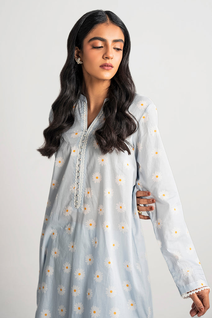 DAISY DEW-2PC PRINTED LAWN SUIT